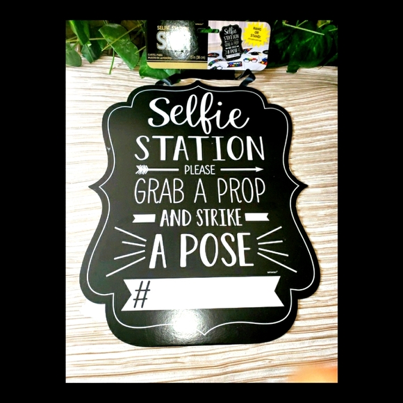 Amscan | Party Supplies | Selfie Station Photo Booth Party Sign | Poshmark